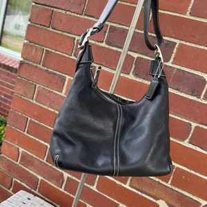 Vintage Black Coach Legacy Hobo Bag, Vintage Coach Bag, Coach Shoulder ...