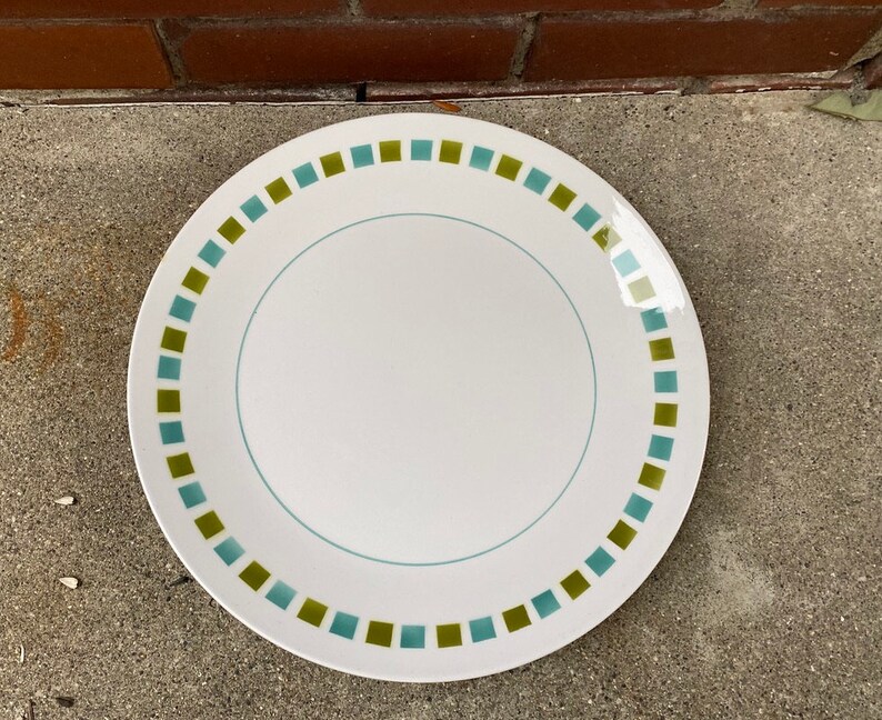 Mikasa Luncheon Set Blue Cups and Flowered Plates Cerra - Etsy