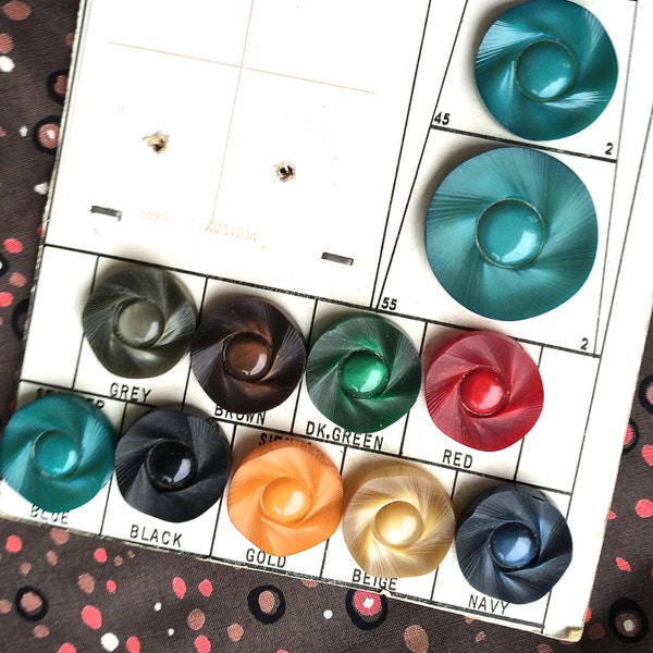 Vintage Button Cards - Etsy