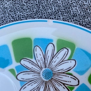 Mikasa Luncheon Set, Blue Cups and Flowered Plates, Cerra Stone Donna ...