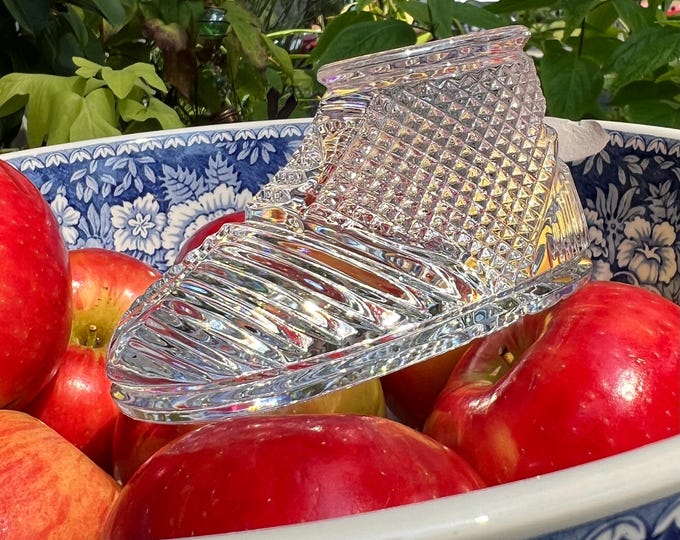 Waterford Baby Shoe, Irish Crystal Baby Shoe, Baby Bootie, Waterford ...