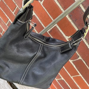 Vintage Black Coach Legacy Hobo Bag, Vintage Coach Bag, Coach Shoulder ...