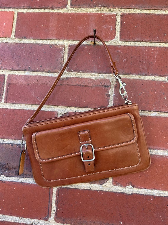Vintage coach leather wristlet - Gem