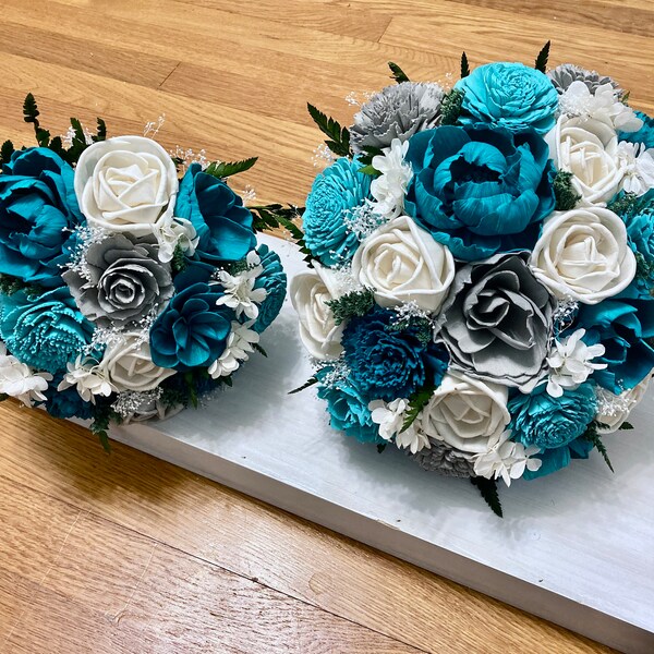 Turquoise Bouquet - Etsy