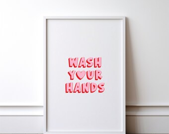 Trendy Bathroom Print Minimalist Toilet Poster College Bathroom Art ...