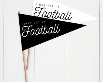 PRINTABLE First and Last Day of Fourth/4th Grade Pennant/flag 8.5x11 ...