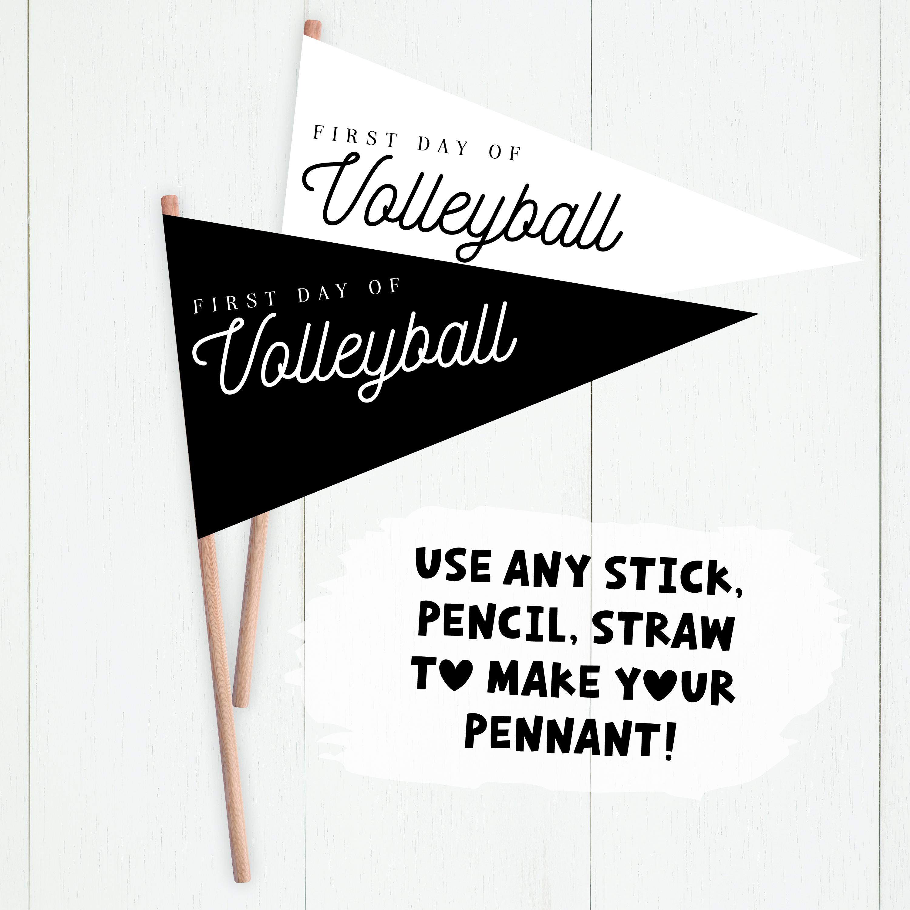 PRINTABLE First Day of Cheerleading Pennant/flag 8.5x11 Setup - Etsy