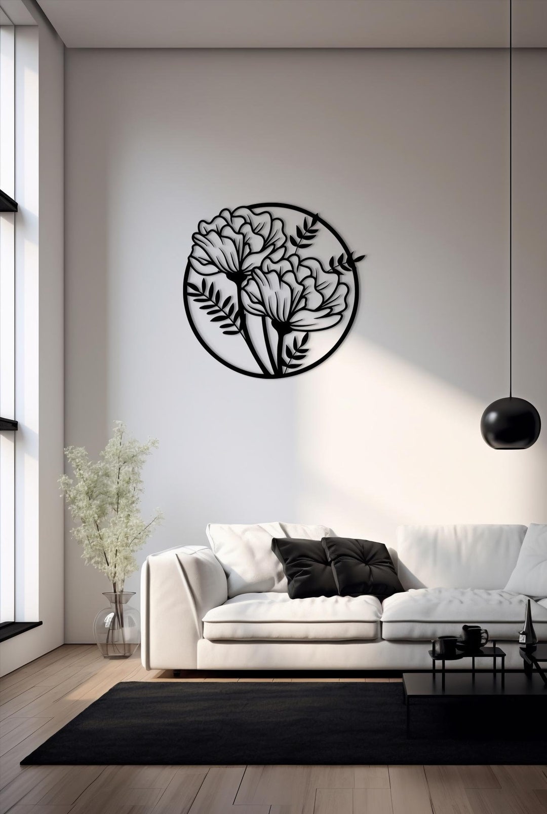 Flower Wall Art, Flower Art, Flowers Metal Decor, Flower, Spring Decor ...