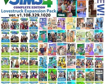 The Sims 4 Complete Collection LOVESTRUCK EXPANSION PACK 2024 for ...