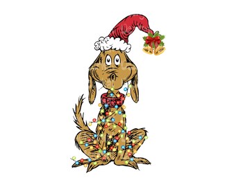 Grinch Max Png, Max Svg, Max Christmas Tree, Christmas Tree Png, Retro ...