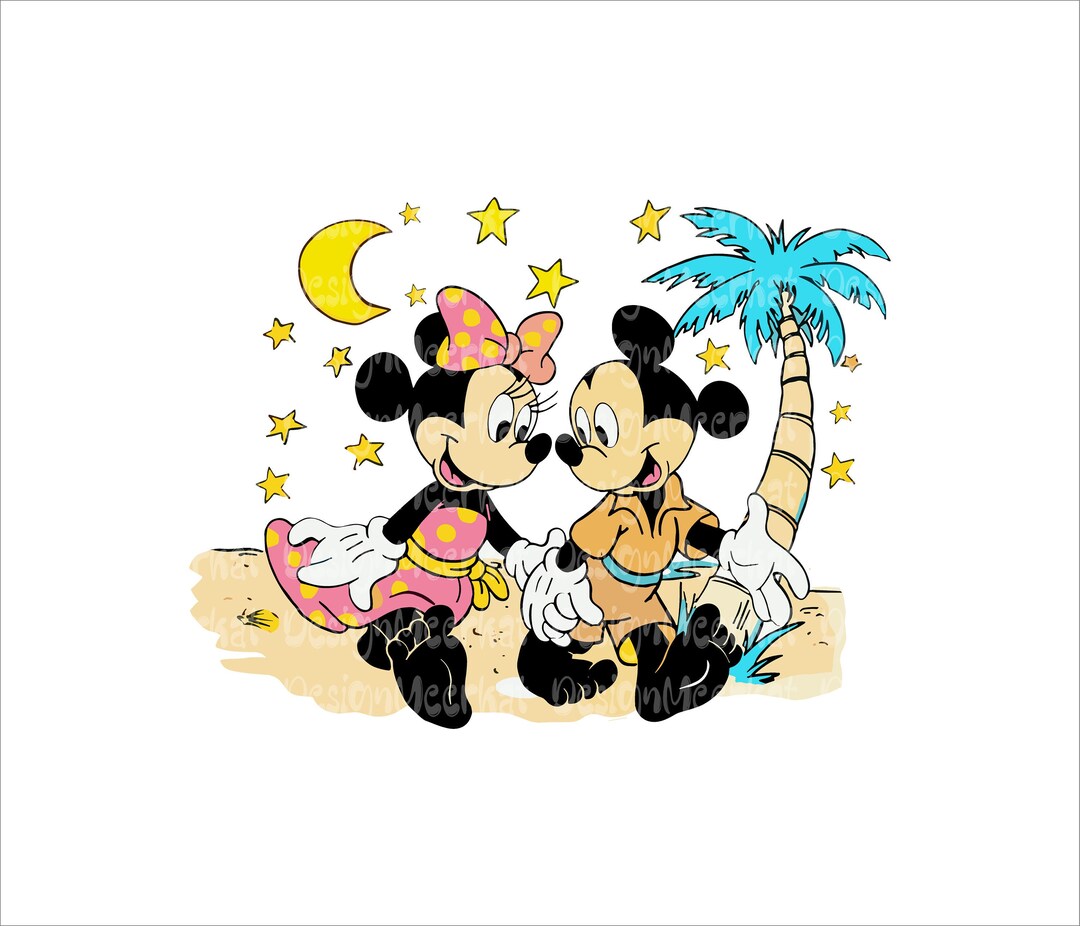Mouse and Friends Summer Vibes Png Svg, Family Vacation 2024 Png Svg ...