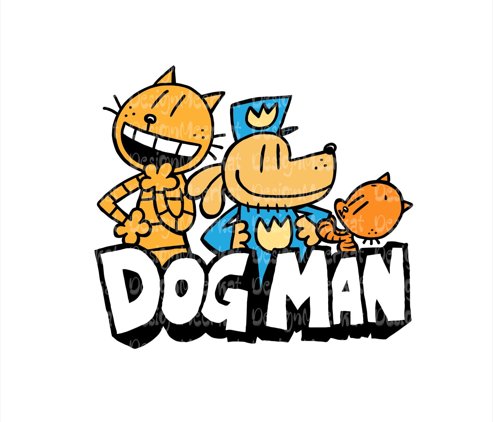 Dogman PNG SVG, Comic, Captain Underpants, Dogman, Petey, Li'l Petey ...