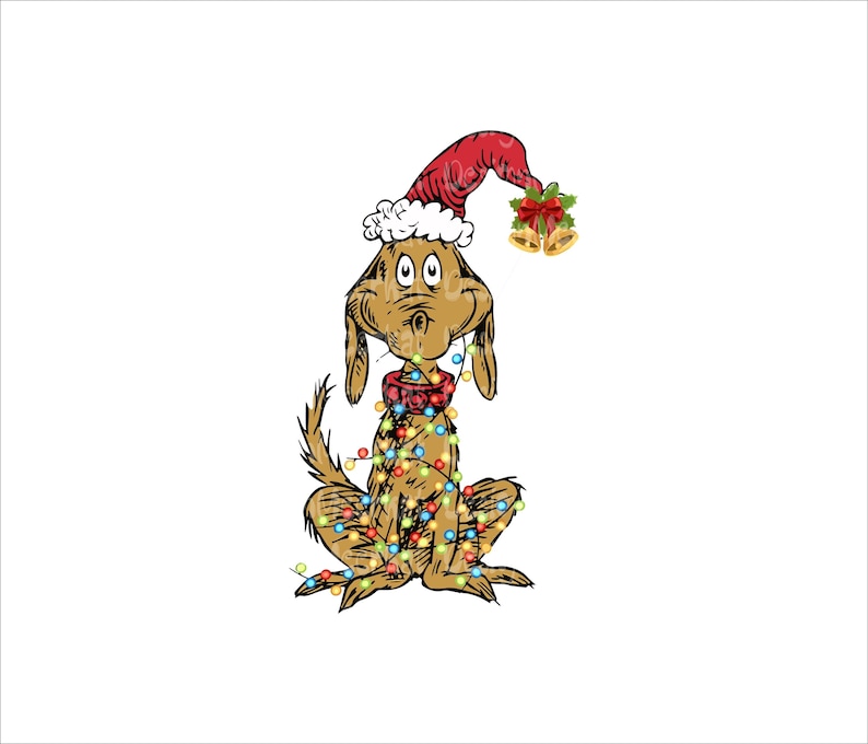 Grinch Max Png, Max Svg, Max Christmas Tree, Christmas Tree Png, Retro ...