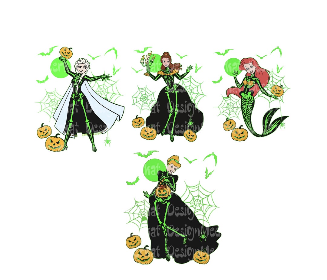 Bundle Princess Halloween Png, Halloween Princess Svg, Trick or Treat ...