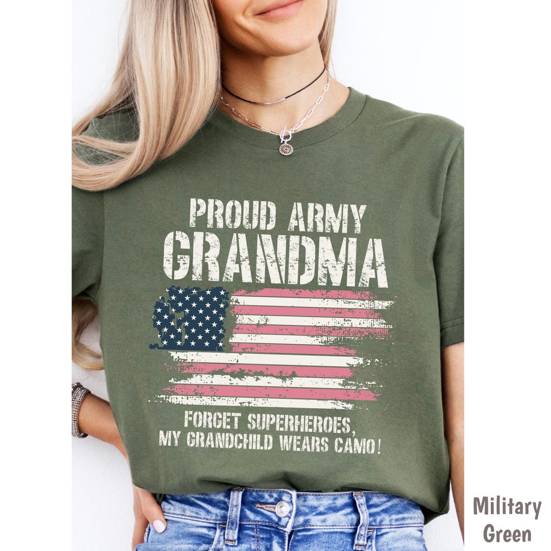 Proud Army Grandma Shirt, Veterans Day Shirt, Deployment Shirt ...