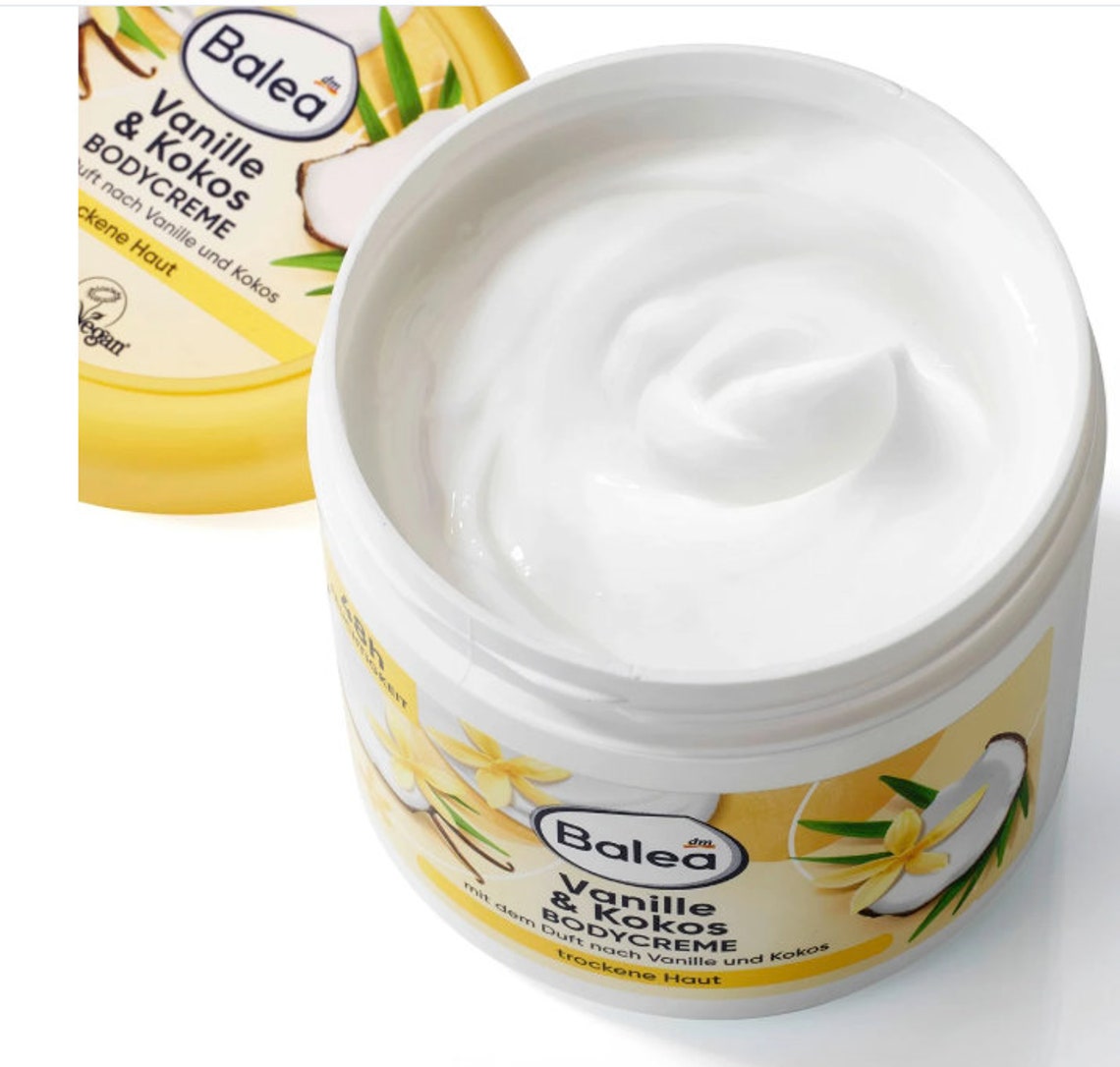 Balea Body Cream Vanilla & Coconut, 500 Ml - Etsy