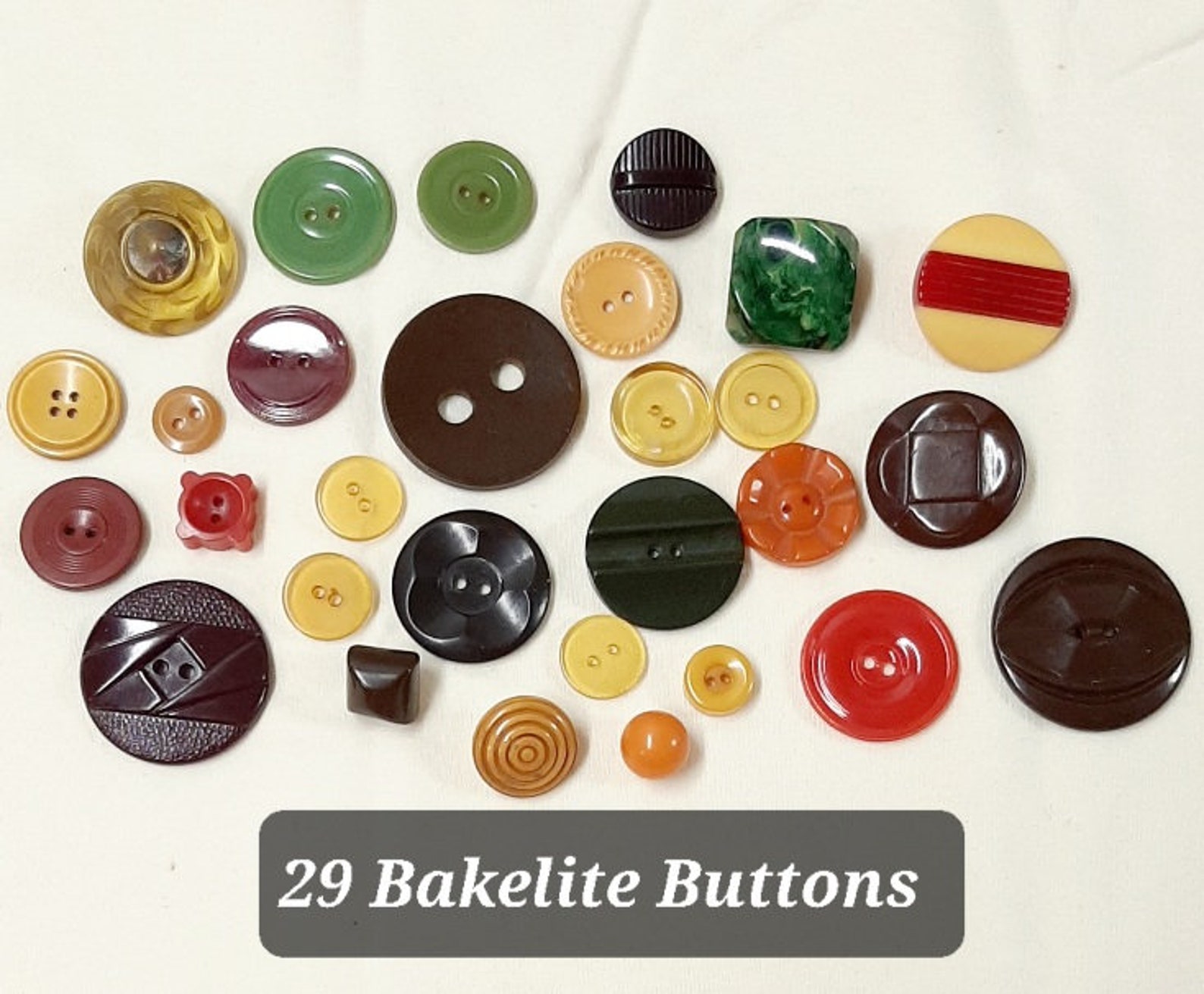 Bakelite Buttons - Etsy