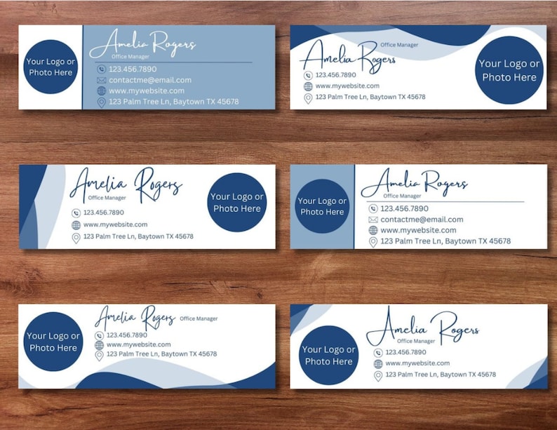 Email Signature Bundle, Gmail Signature, Custom Signature Design ...