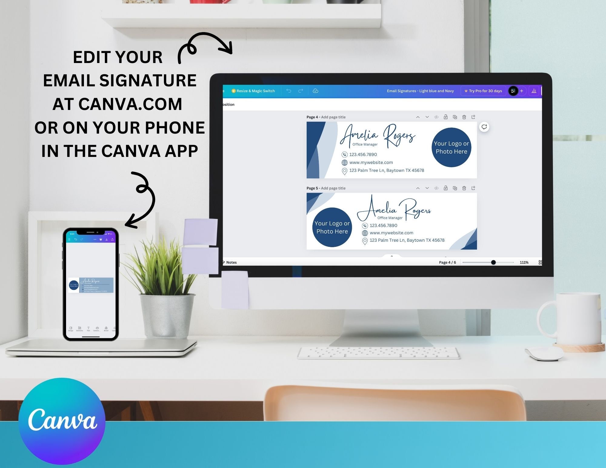 Email Signature Bundle, Gmail Signature, Custom Signature Design ...