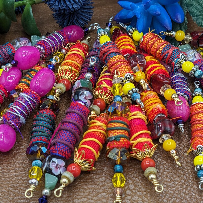 Handmade Fabric Beads - Etsy