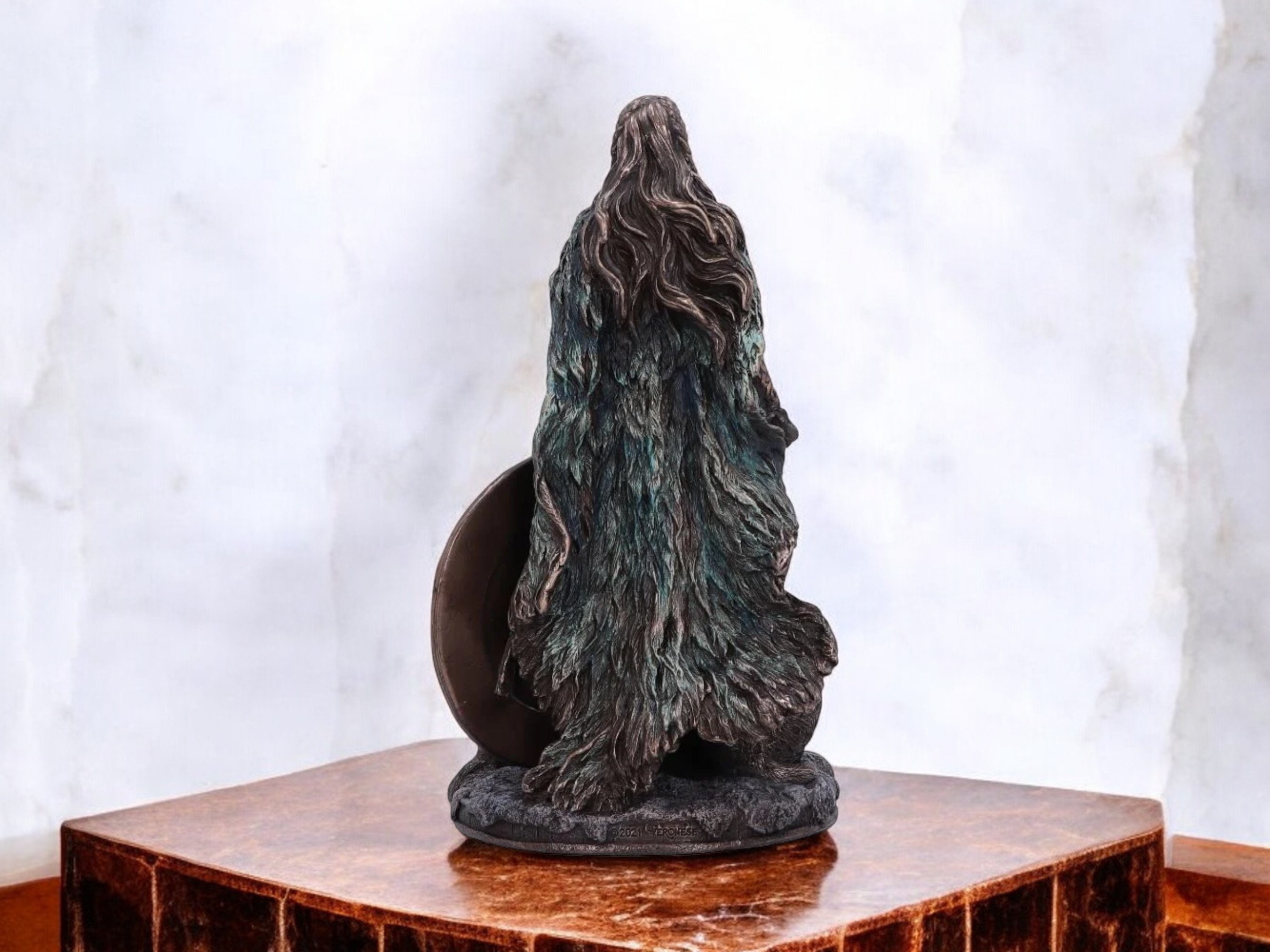 Freya Mythology Statue Luxurious Decor, Wise Goddess Sculpture, Marble ...