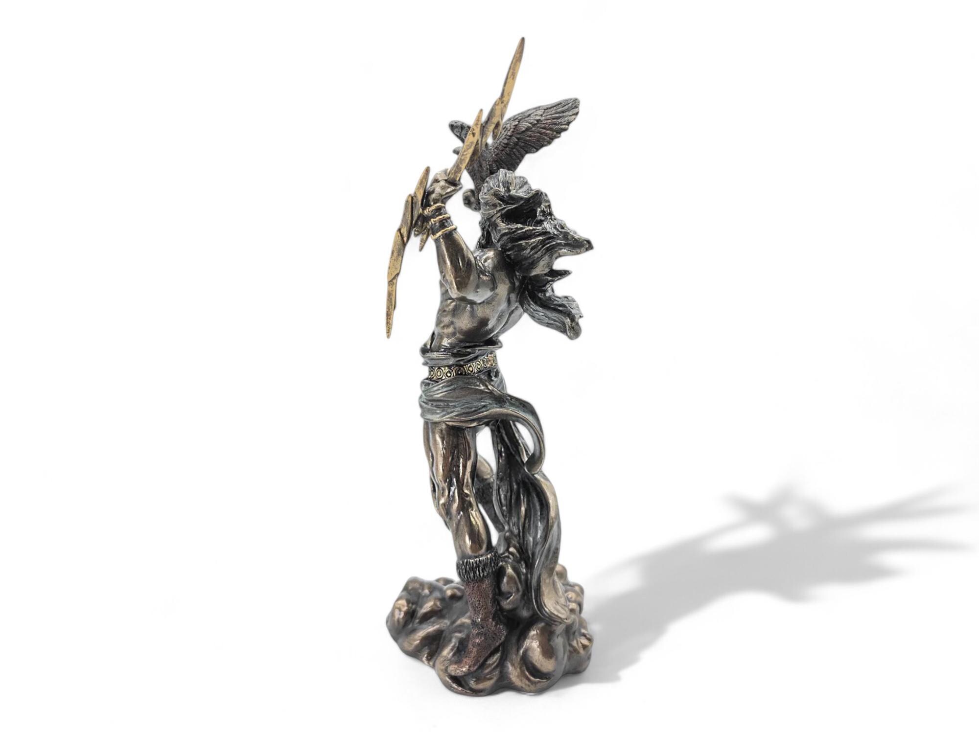 Zeus Resin Statue Decorative Mythology Figure 21.5 Cm Unique Gift Idea ...
