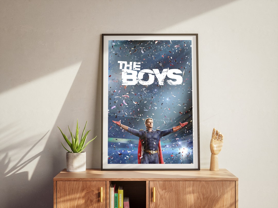 The Boys Homelander Poster High-quality Physical Print Bold Superhero ...
