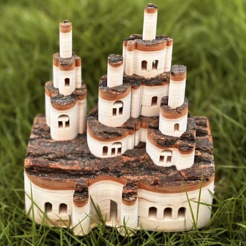 Wooden Castle - Etsy