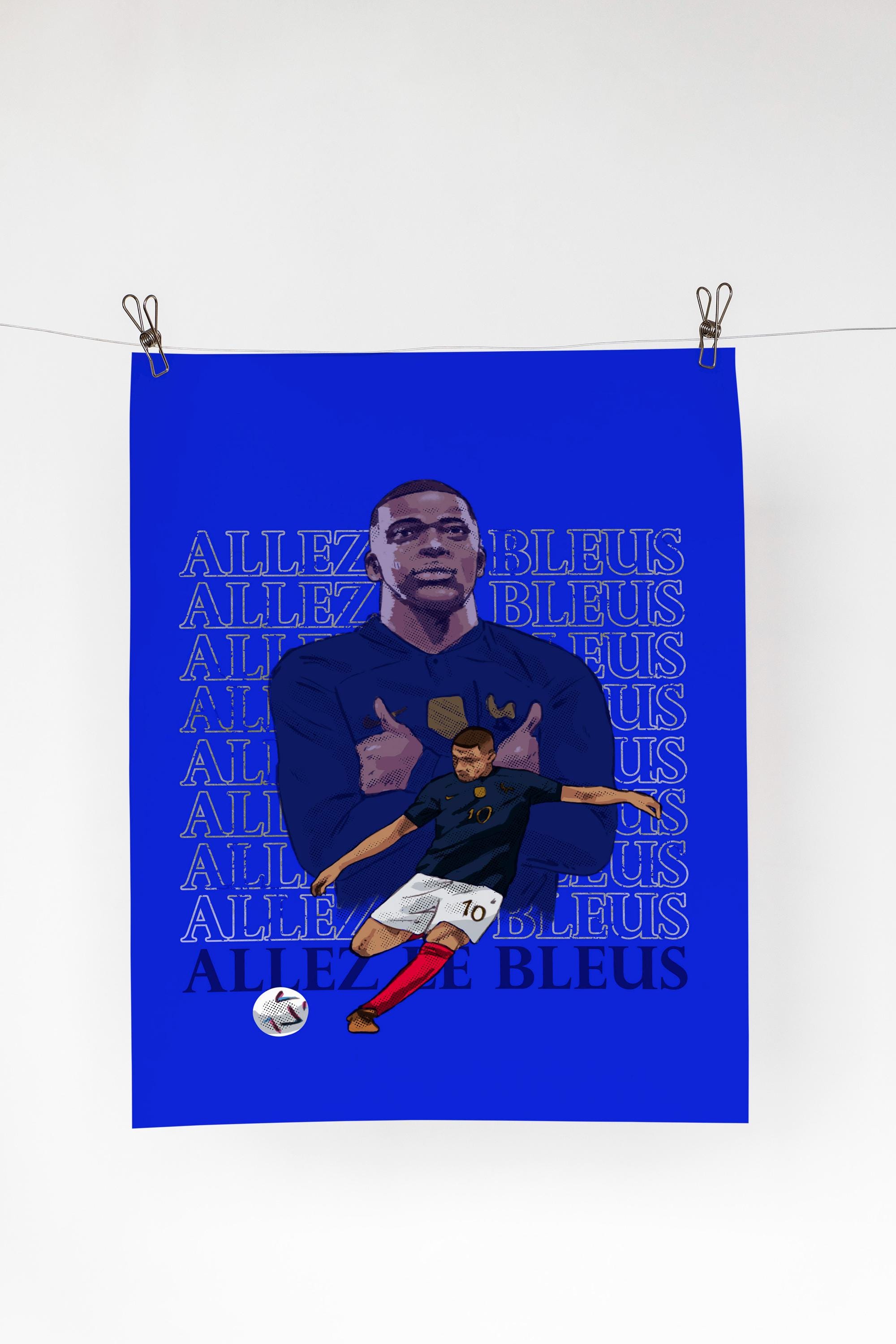 Kylian Mbappé Kylian Mbappé Wall Art Minimalist Poster Wall Decor ...