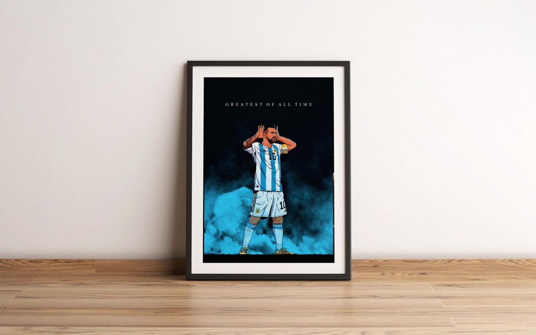 Lionel Messi Lionel Messi Wall Art Minimalist Poster Wall Decor ...