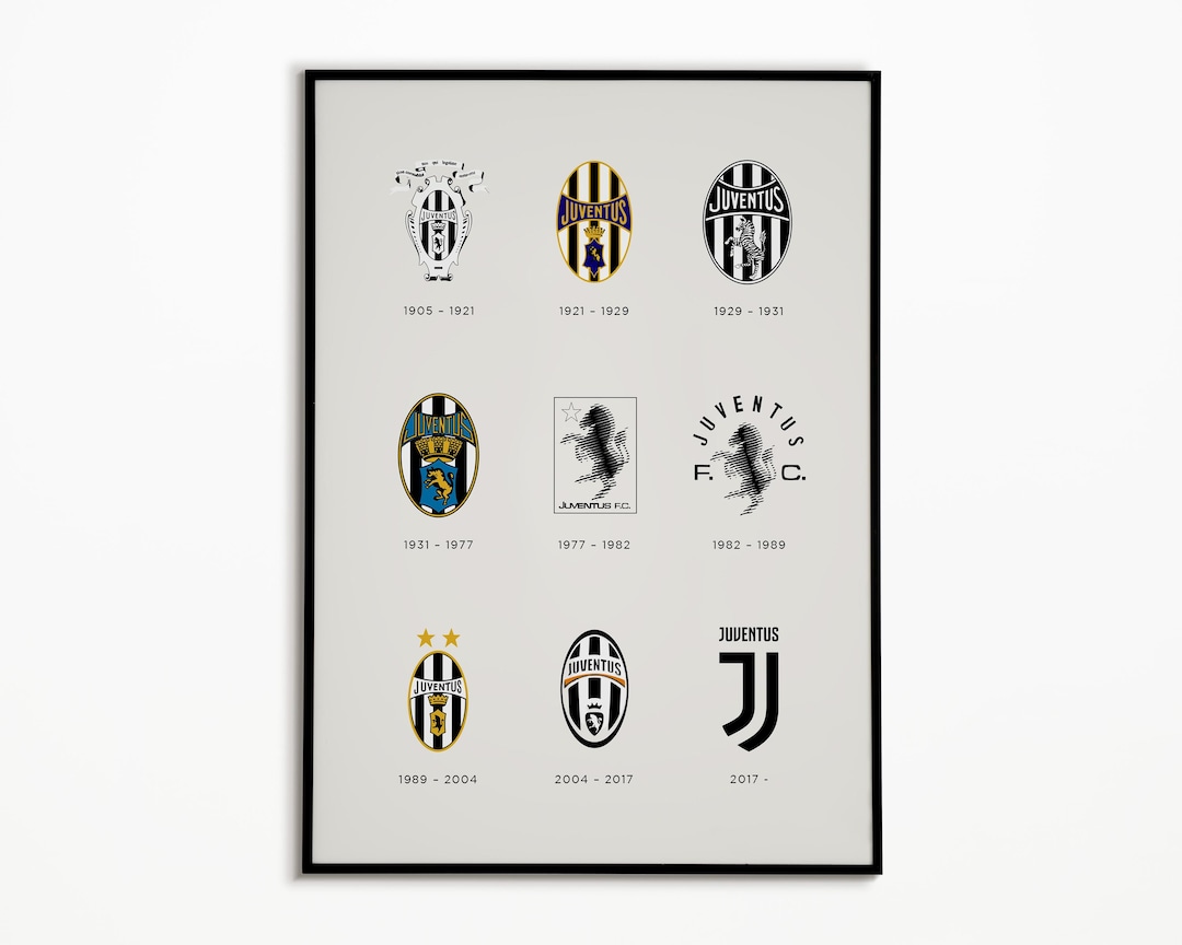 Juventus Poster Logo Poster Football Posters Soccer Print Flexible ...