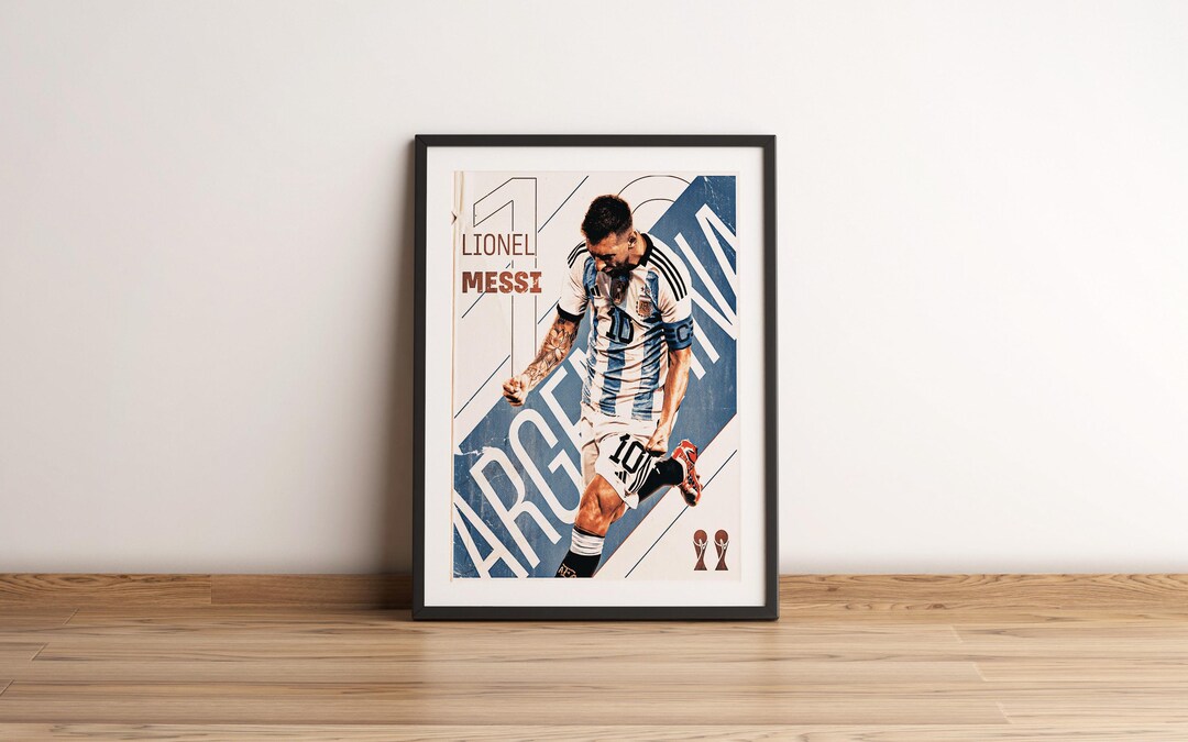 Lionel Messi Lionel Messi Wall Art Minimalist Poster Wall Decor ...