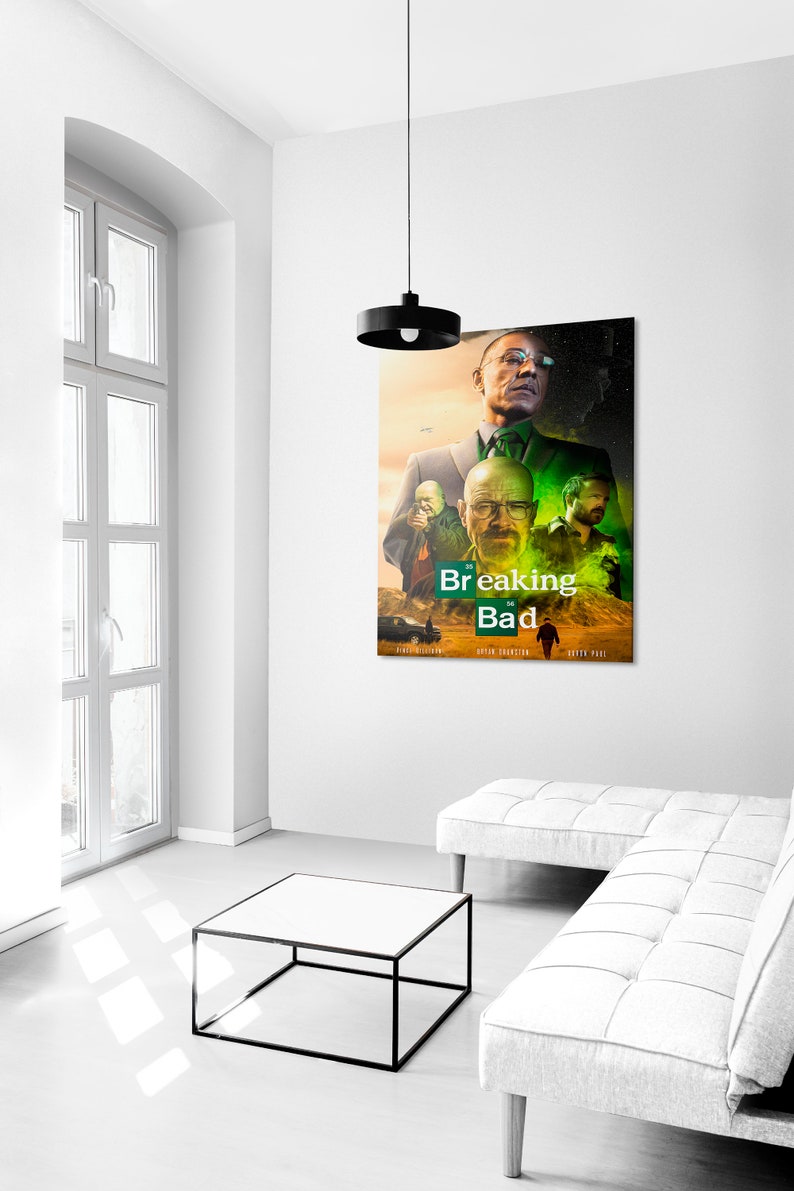 Breaking Bad Poster Breaking Bad Wall Art Tv Series Poster Minimalist ...