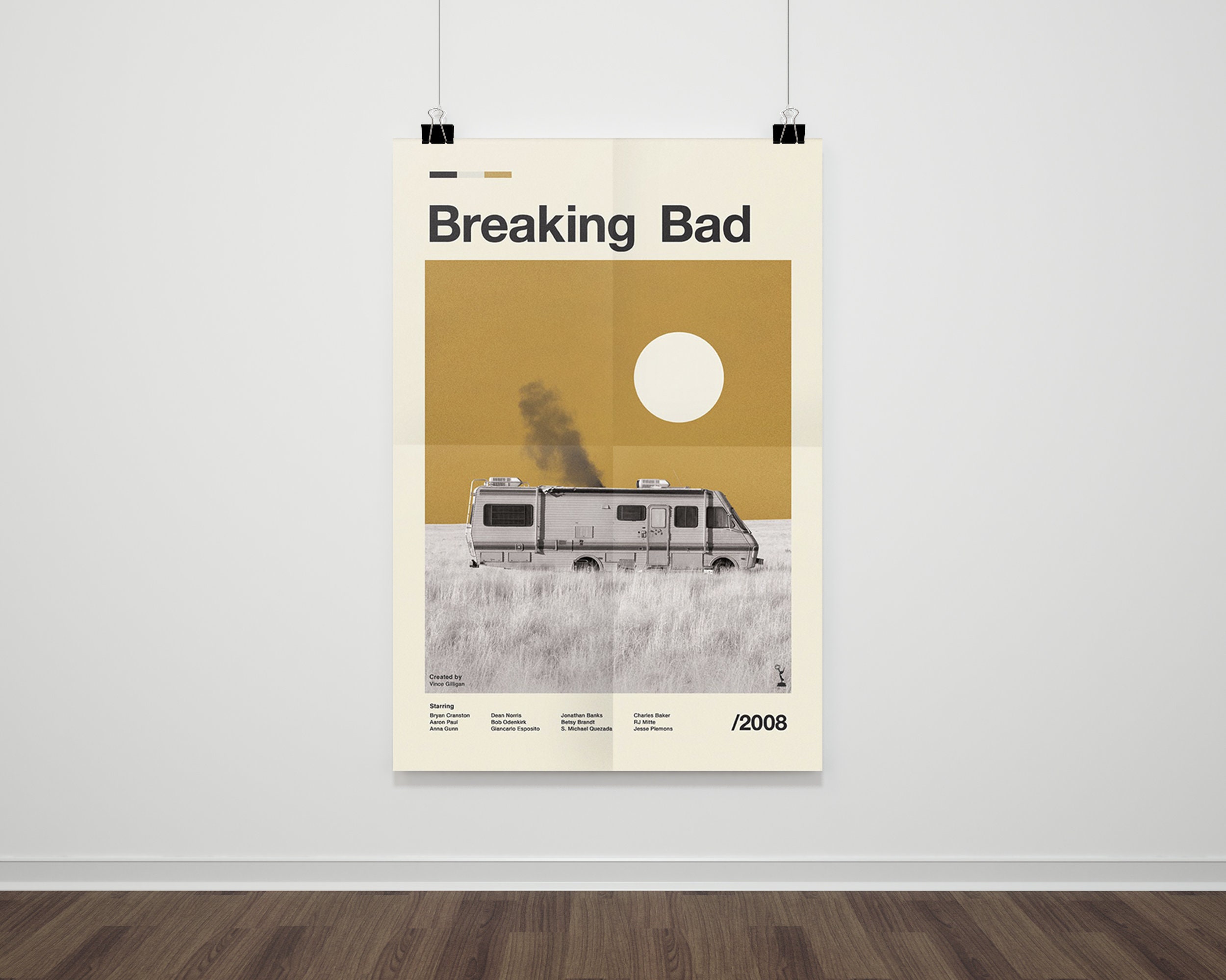 Breaking Bad Poster Breaking Bad Wall Art Tv Series Poster Minimalist ...