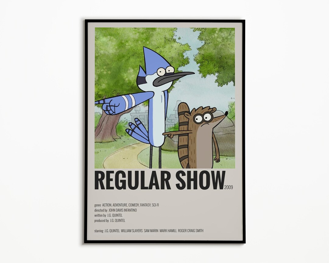 Regular Show Poster Regular Show Wall Art Epic Tv Series Poster ...