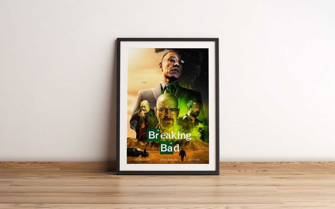 Breaking Bad Poster Breaking Bad Wall Art Tv Series Poster Minimalist ...
