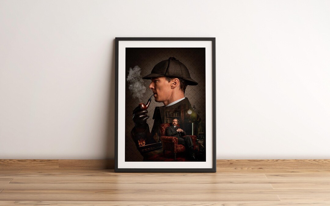 Sherlock Holmes Sherlock Holmes Wall Art Tv Series Poster Minimalist ...