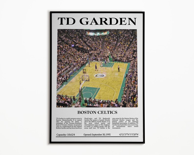 TD Garden TD Garden Wall Art Minimalist Poster Wall Decor Flexible ...