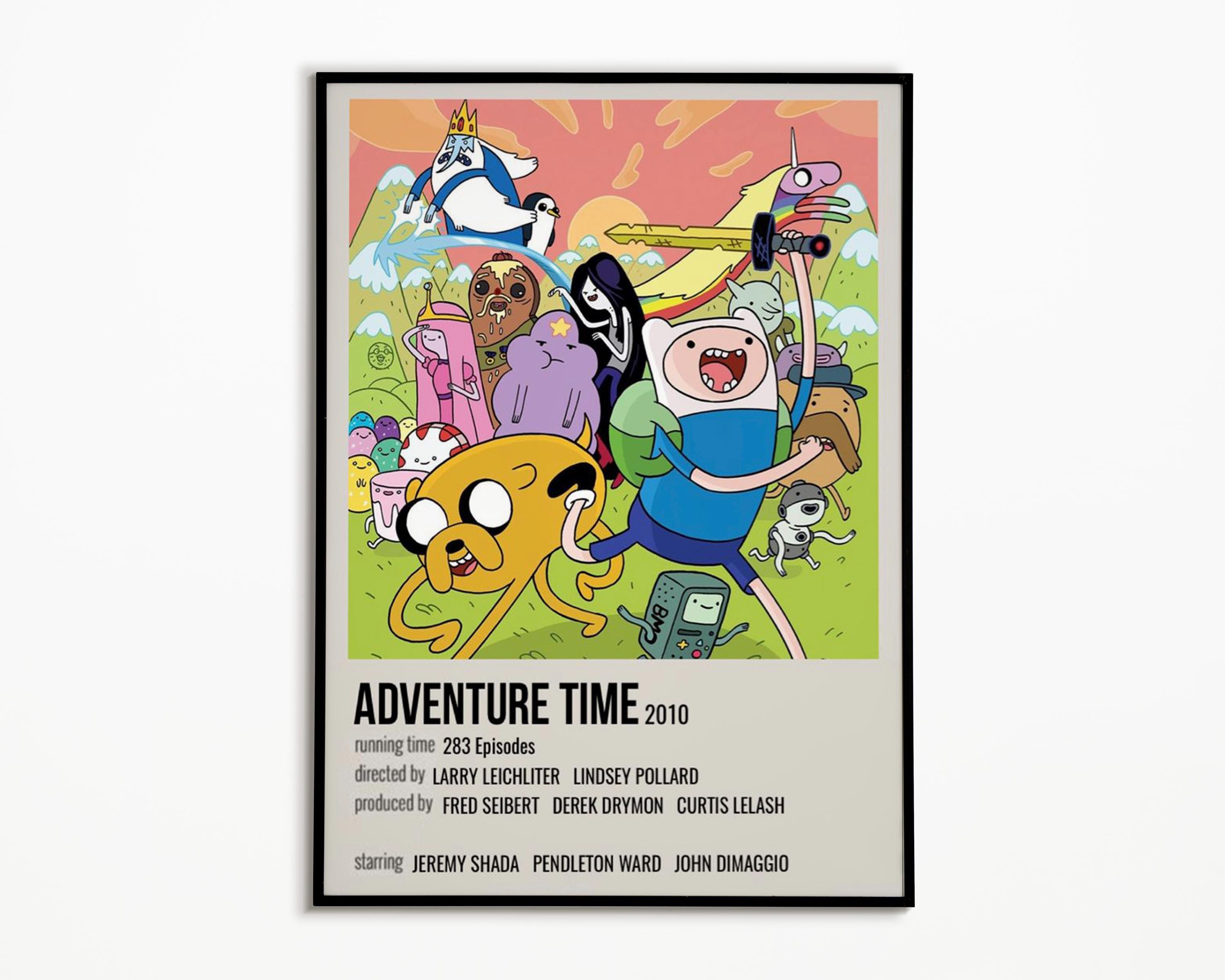 Adventure Time Adventure Time Wall Art Minimalist Poster Cartoon Poster ...