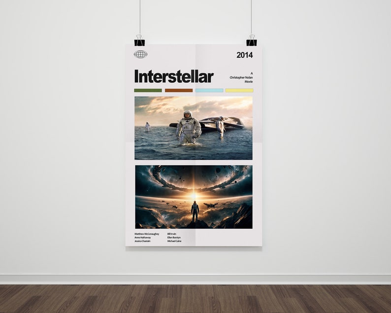 Interstellar Interstellar Wall Art Tv Series Poster Minimalist Poster ...