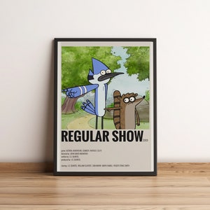 Regular Show Poster Regular Show Wall Art Epic Tv Series Poster ...