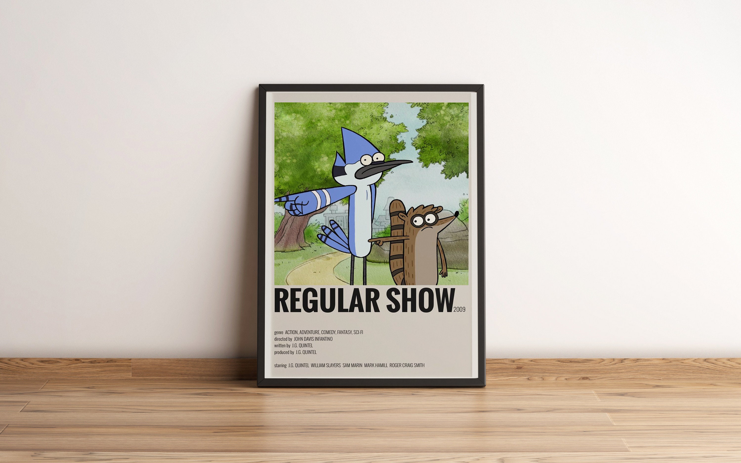 Digital Regular Show Poster Regular Show Wall Art Epic Tv Series Poster ...