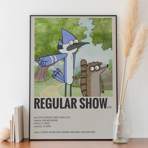 Regular Show Poster Regular Show Wall Art Epic Tv Series Poster ...