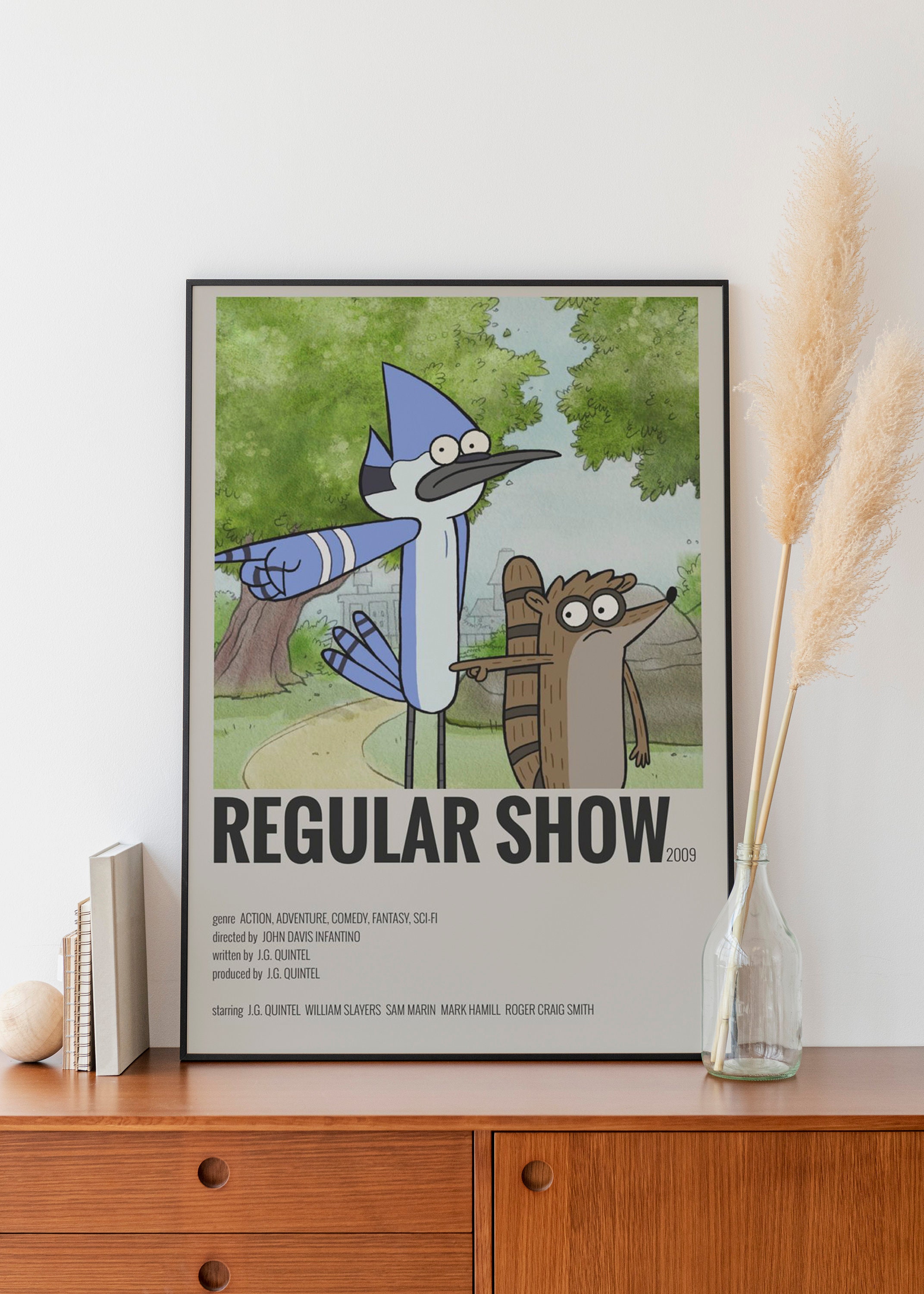 Digital Regular Show Poster Regular Show Wall Art Epic Tv Series Poster ...