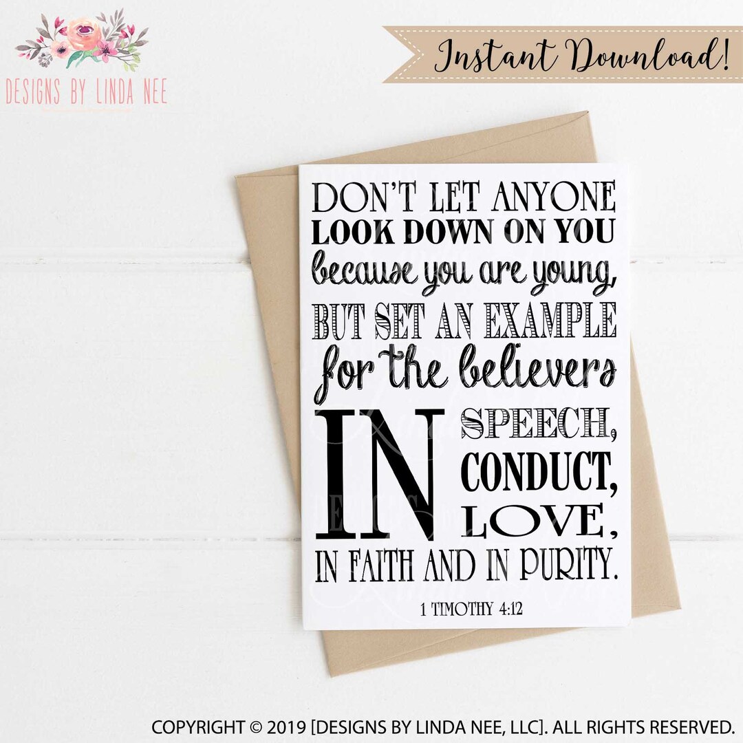 Instant Download Printable Graduation Card Christian Greeting Card ...