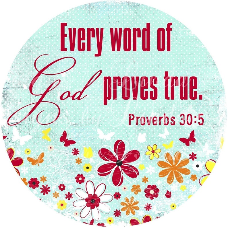 Instant Download Christian Scripture 3 1 Inch Round Images - Etsy