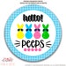 Easter Hello Peeps Sign, Bunny Digital Download, Easter Bunny Decor ...