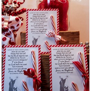 Legend of the Candy Cane - Card for Witnessing at Christmas - Jesus is ...