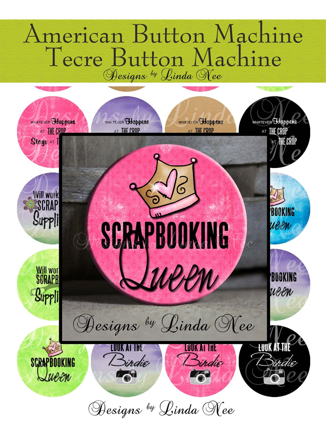 Pinback BUTTON Images 1 Inch Round 1.313 Overall Size | Etsy