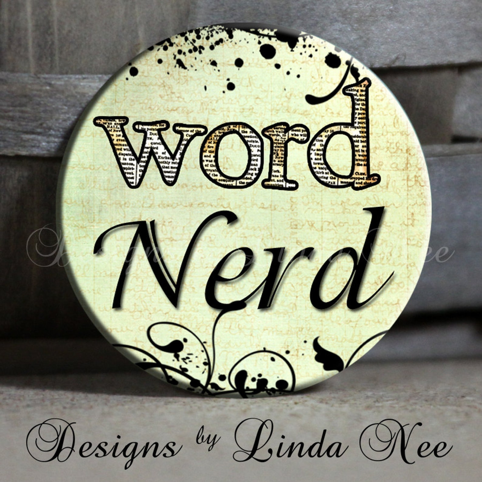 Instant Download BOOK Nerd 2 1 Inch Round Images Digital - Etsy